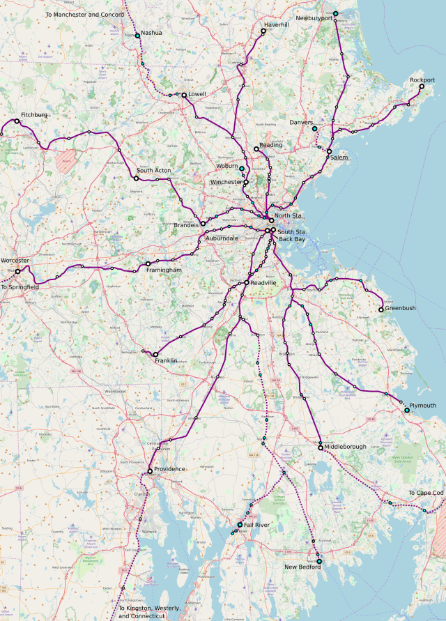 Mbta Commuter Rail Routes MBTA Moves To Blur Line Between Commuter